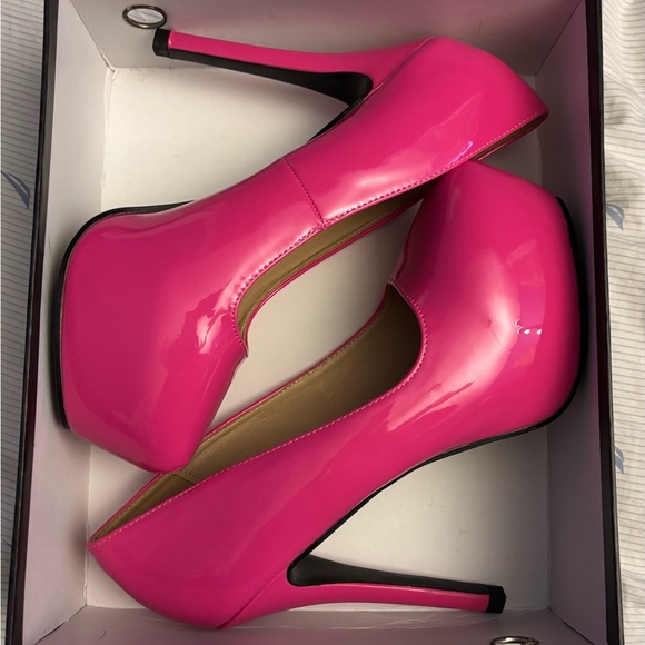 Illude | Shoes | Illude Womens High Heel Pump Closed Toe Platform Heels ...